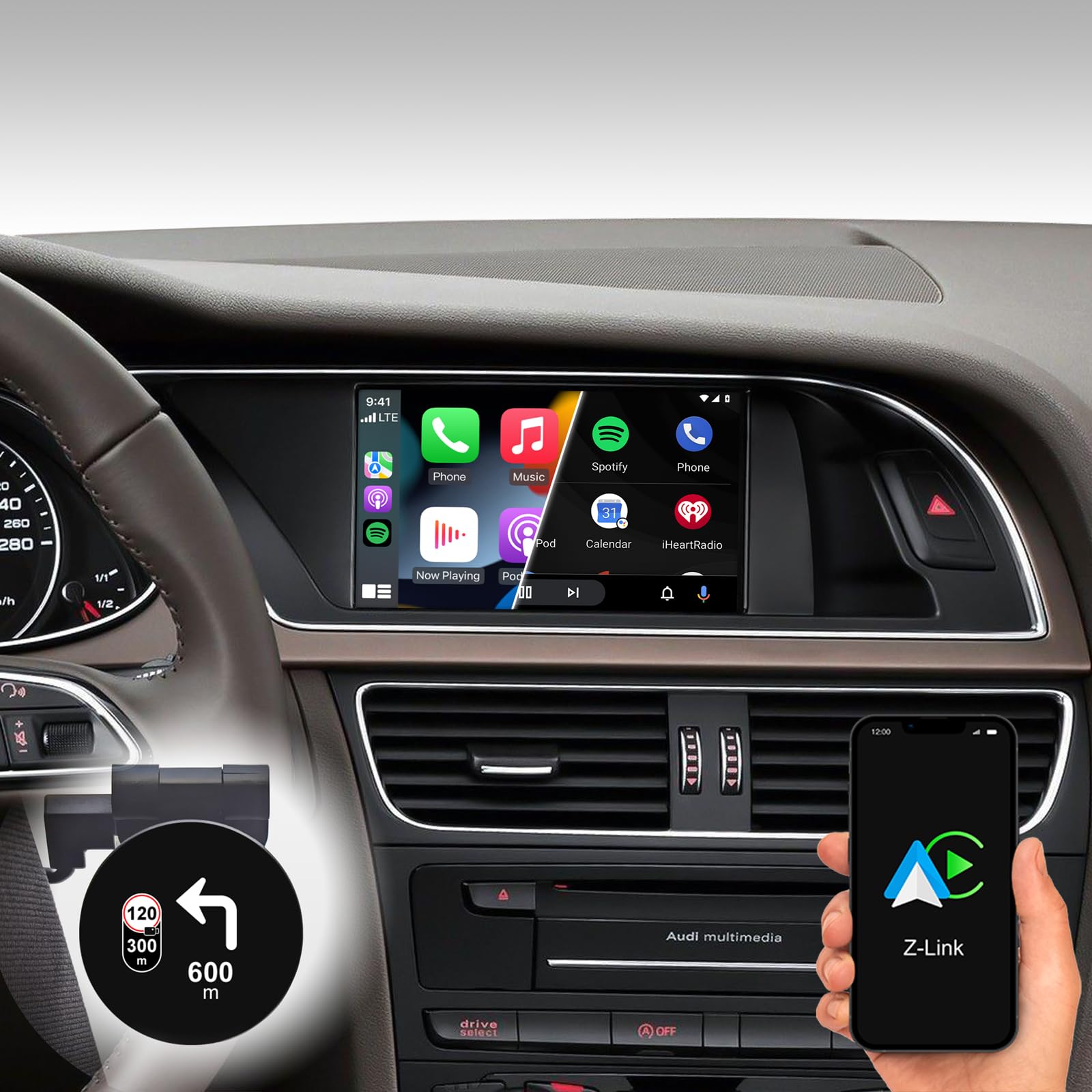 DYNAVIN Android Autoradio Navi für Audi A4 A5 Q5 S4 S5 mit MMI 3G / 3G ...