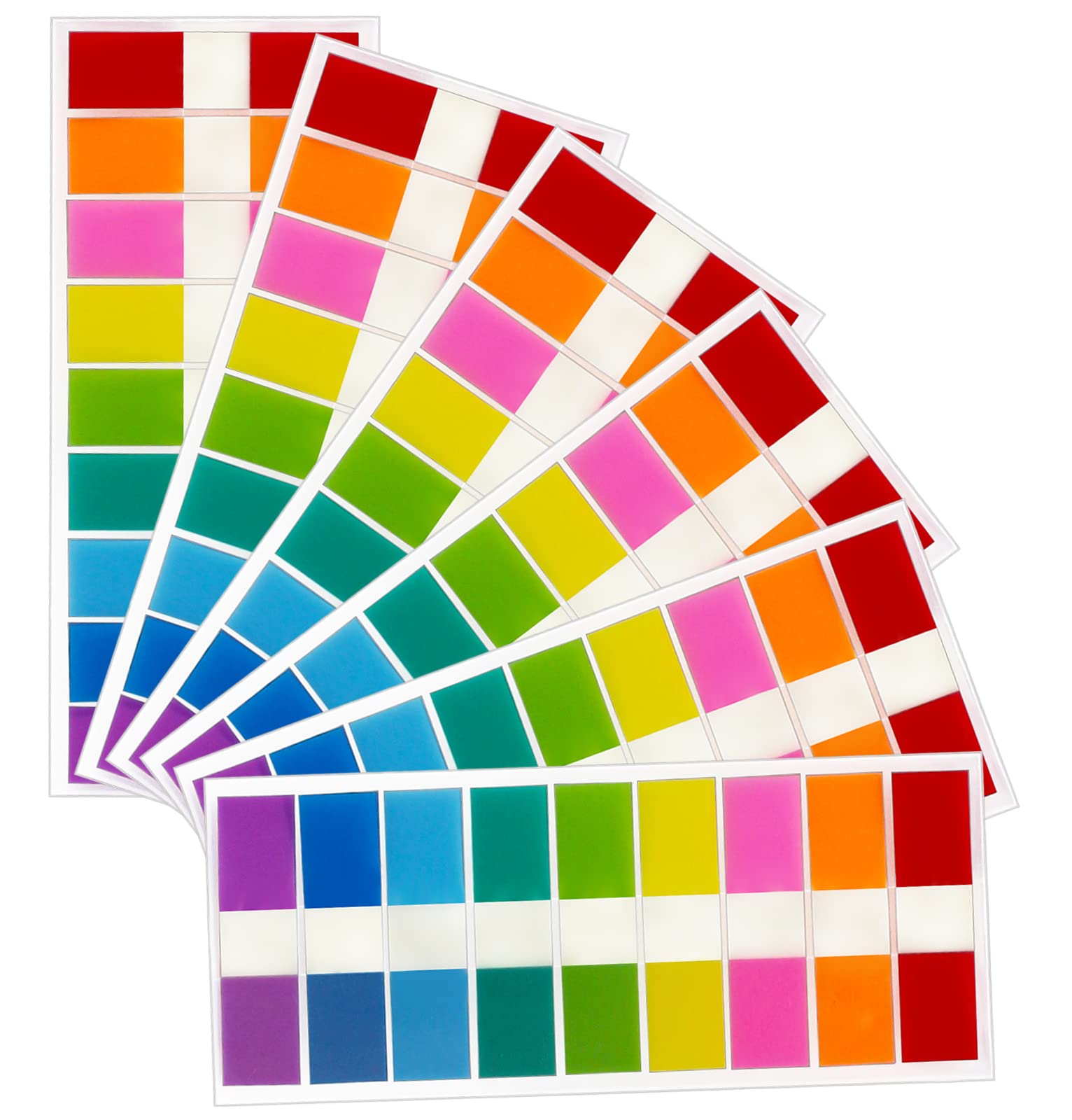 Buy Transparent Sticky Tabs, 1080 PCS Page Markers Sticker Index Notes ...