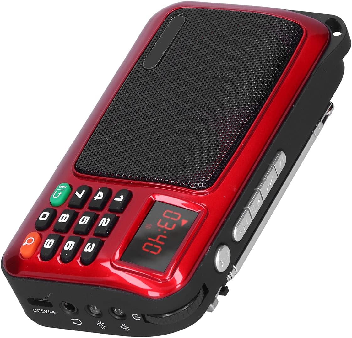 Radio portátil, mini radio de bolsillo, reproductor de música MP3 con ...