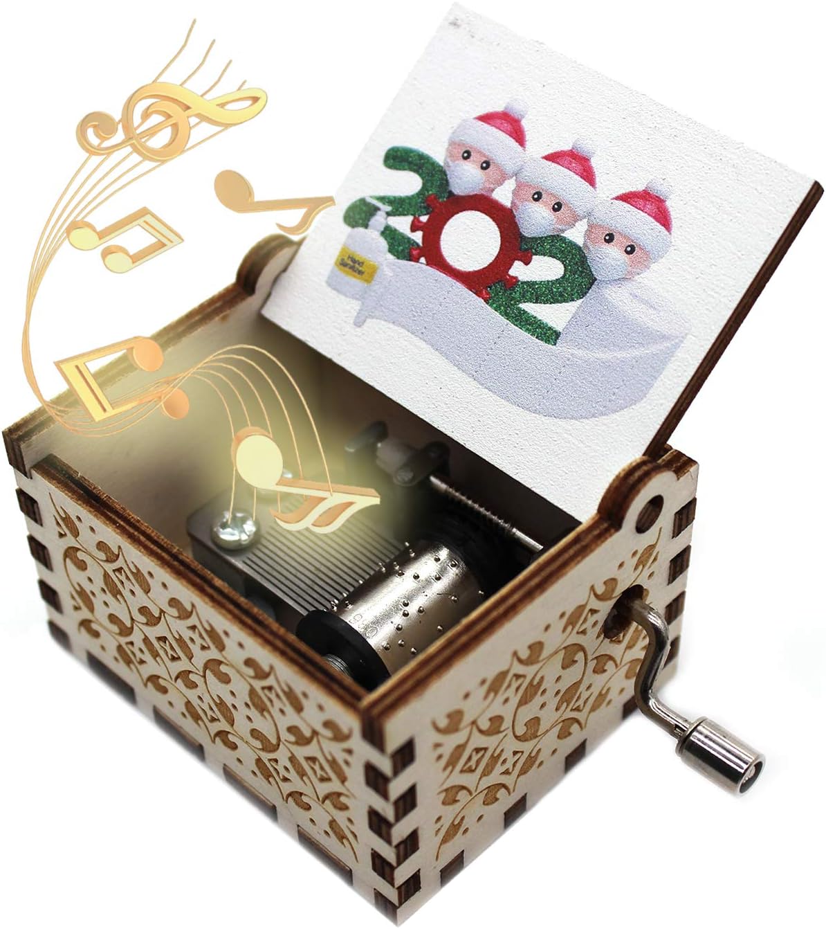 Amazon.com: ukebobo Wooden Music Box - The Pooh Saying Music Box, Gift ...