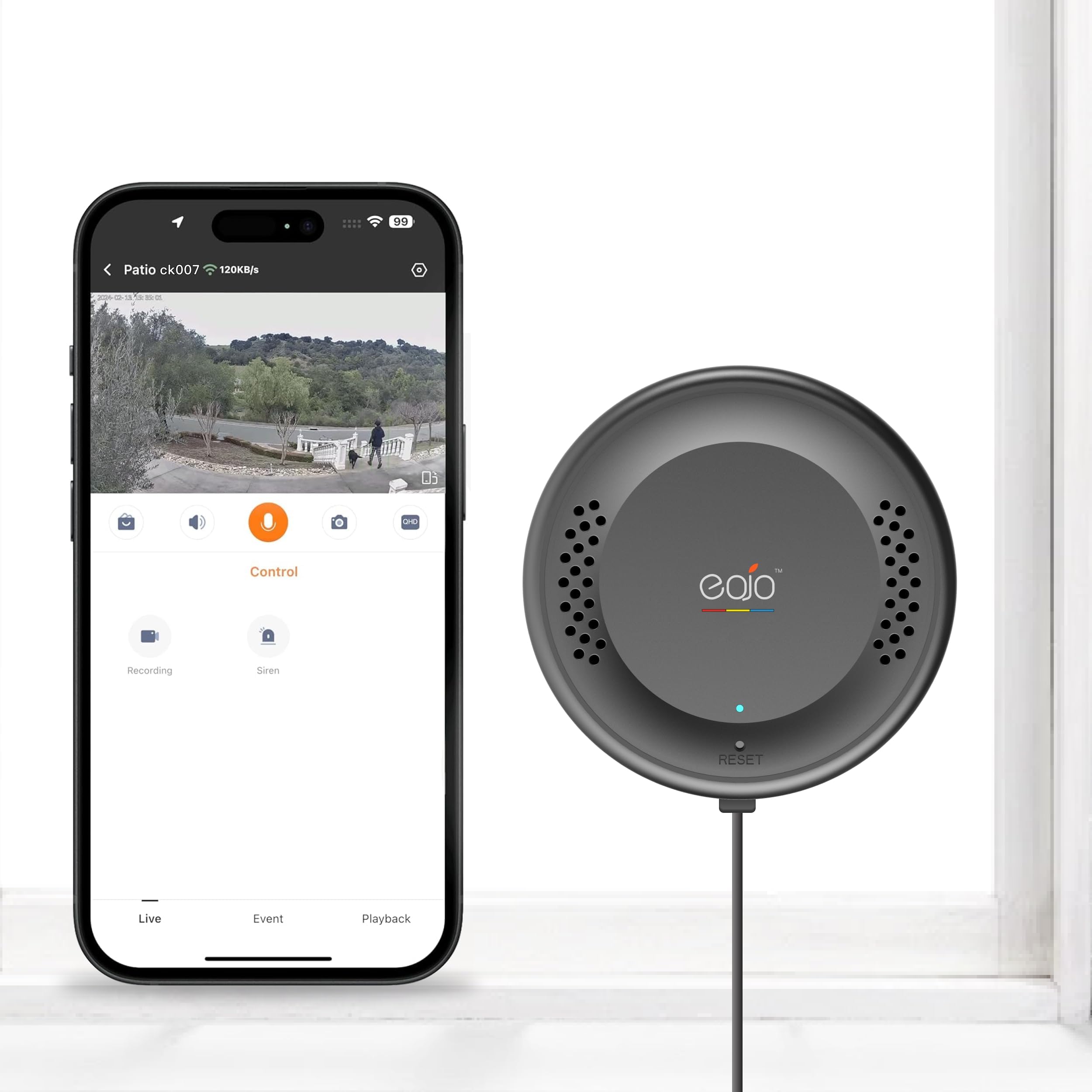 Amazon.com : 3MP 2K Window Camera,2.4GHz & 5GHz WiFi Indoor Cameras for ...