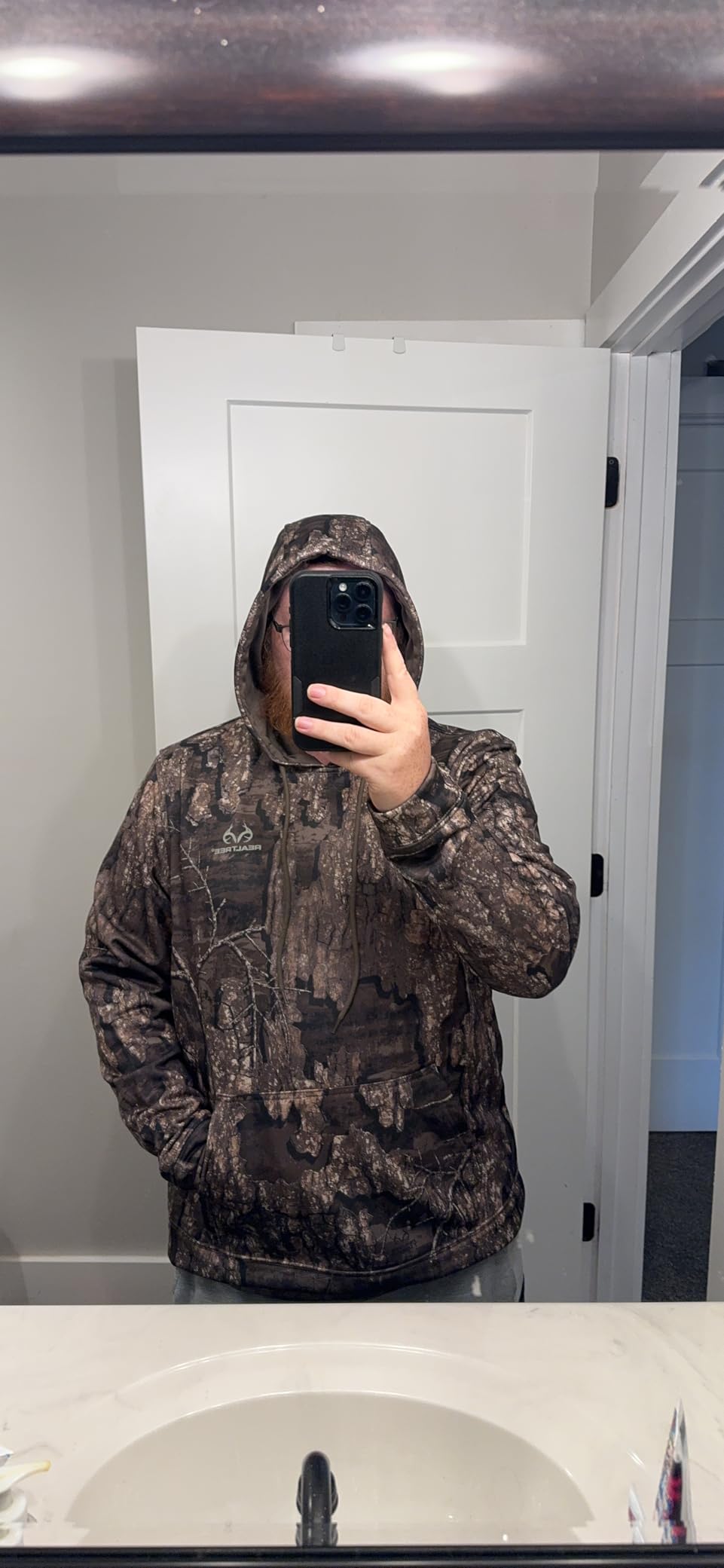 Realtree Men's Camo Midweight Hunting Performance and Sherpa Hoodies ...