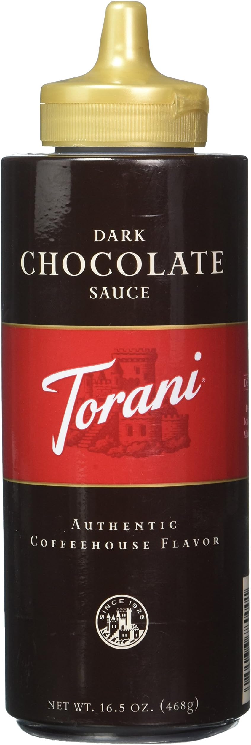 Amazon.com : Torani Dark Chocolate Sauce, 16.5 oz : Grocery & Gourmet Food