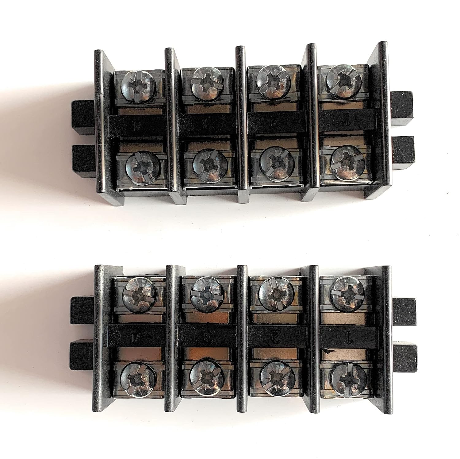 ELECTRRIUS 4 Way 60A 500V AC Bakelite Connector Strip - High ...