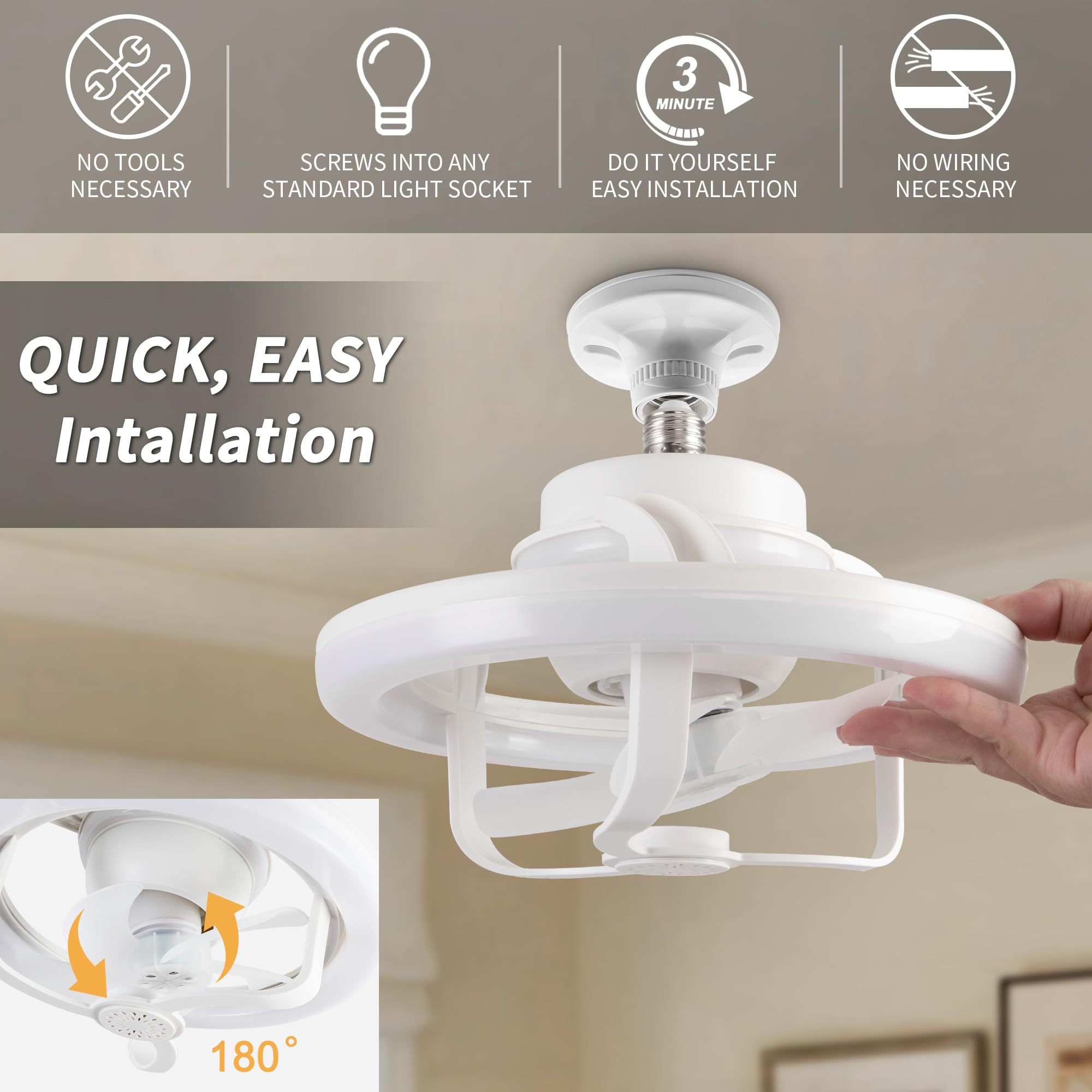 Ceiling Fan Screws In It No Replacing Bulb With Minmup Socket Fan