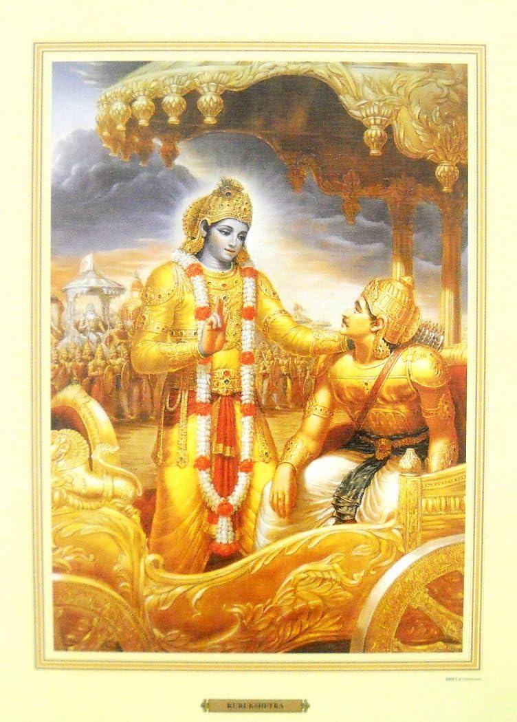 Crafts of India Lord krishna with Arjuna at Nepal | Ubuy