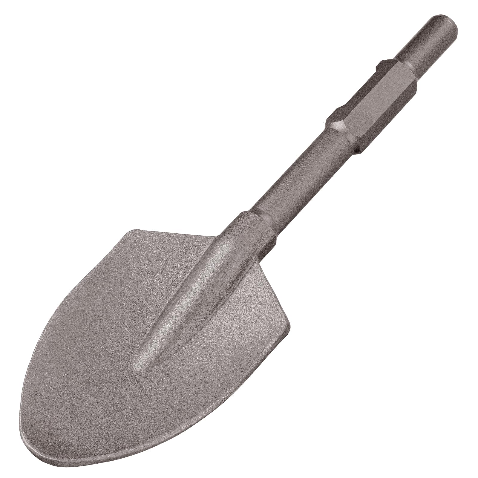 Snapklik.com : 1-3/16" Hex Shovel, 5-1/2 X 17-1/2 In Steel Clay Spade ...