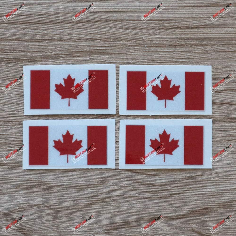 Amazon.com: Half USA - Half Canada Flag (American Canadian) Sticker ...