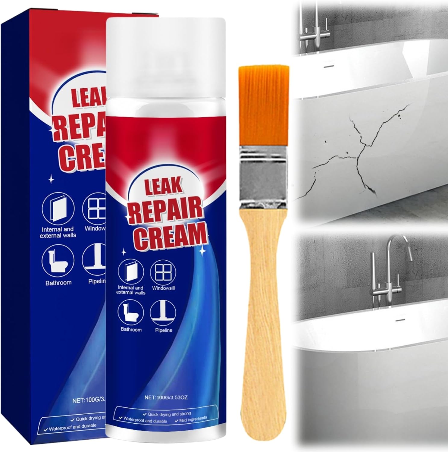 Leak Repair Spray,Instant Waterproof Sealant Spray,Premium Leak Sealer ...