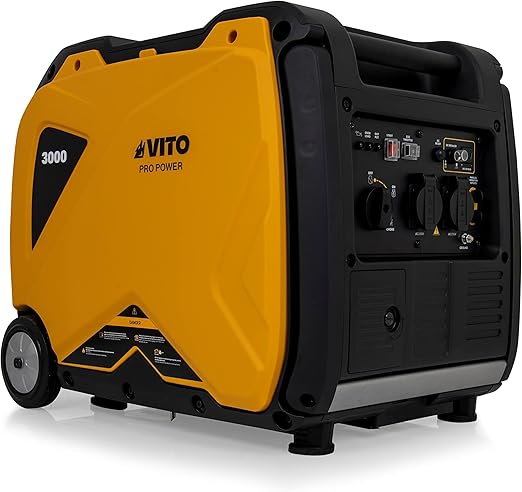 VITO Inverter Benzin Stromerzeuger 3500W max. E-Start + Seilzug | 5,8 ...