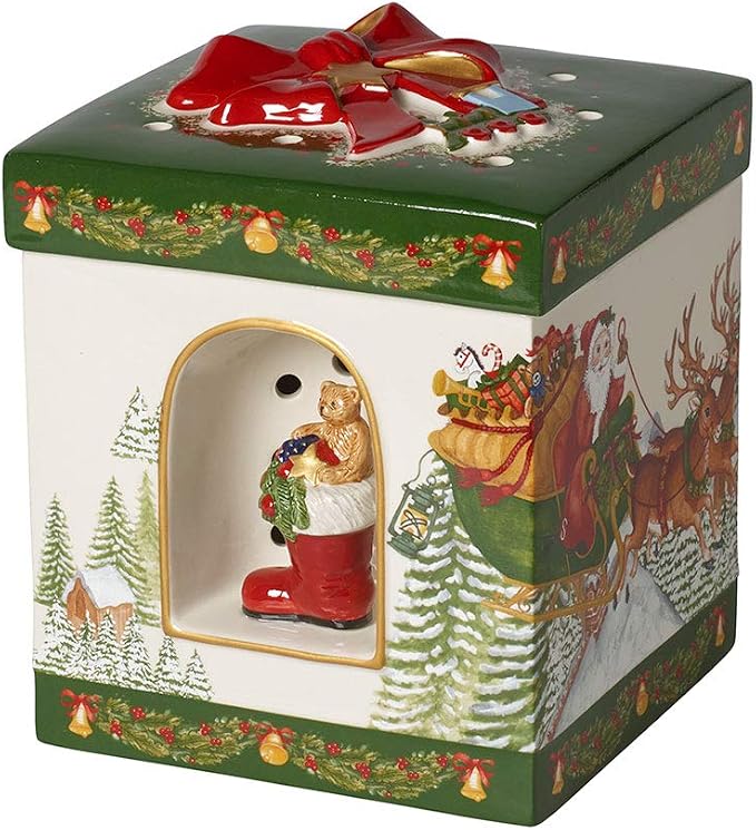 Villeroy & Boch - Christmas Toys photophore «Père Noël» grand, carré ...