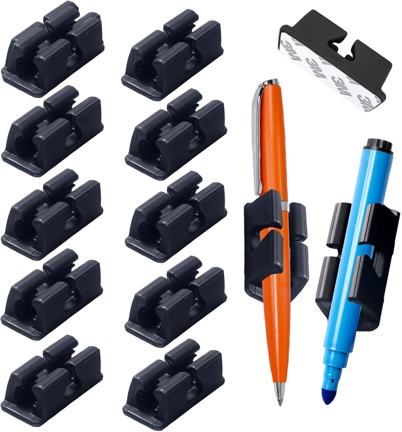 Amazon.com: COKSDUPID Silicone Pen Holder Set Of 10, Adhesive Pen/Maker ...