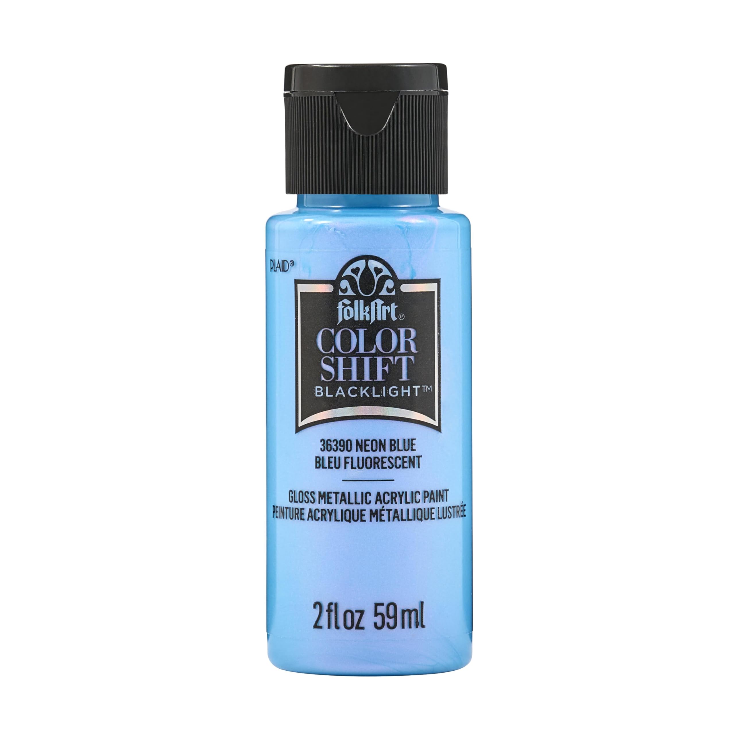 Snapklik.com : Color Shift Blacklight Acrylic Paint, Neon Blue