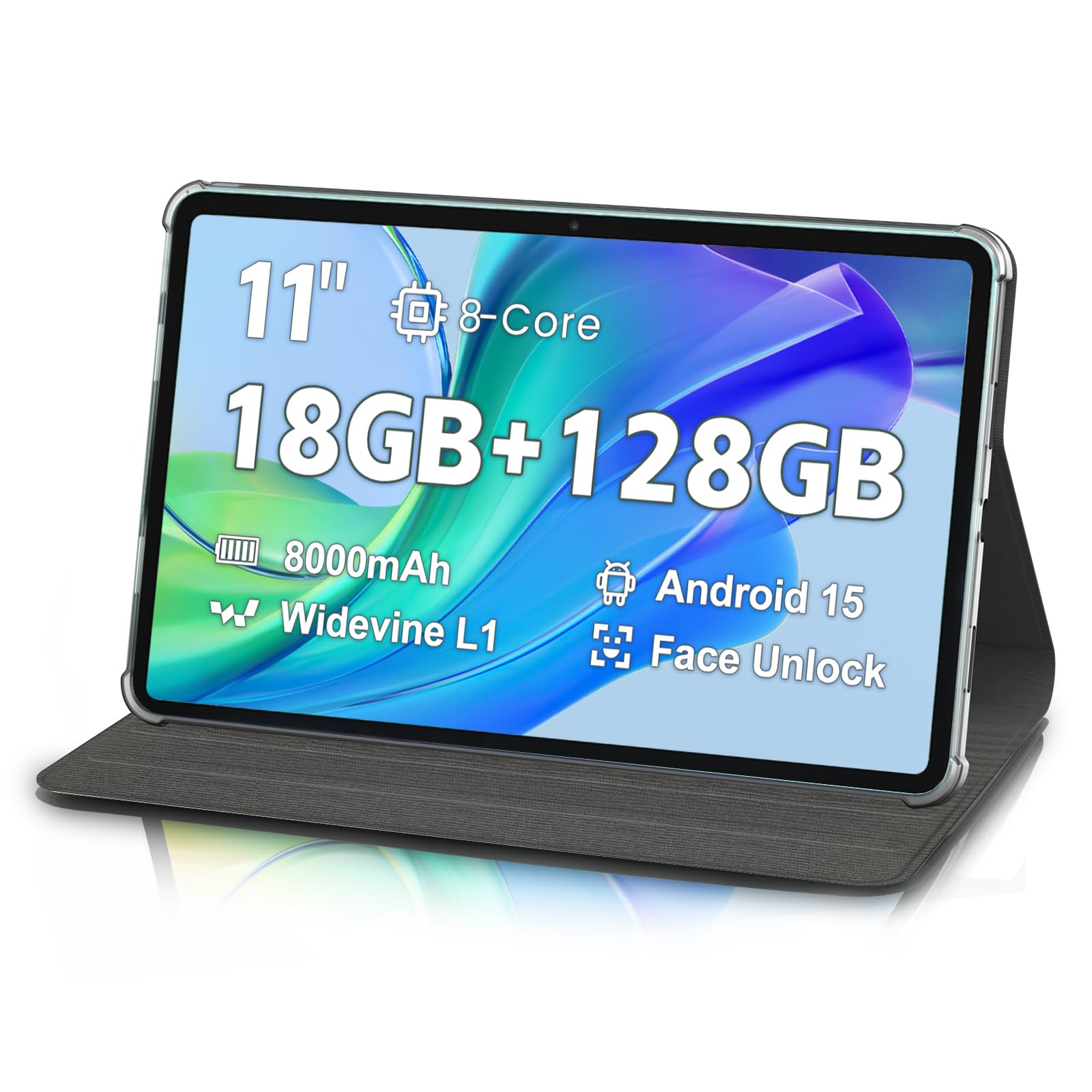 Snapklik.com : Android Tablet 11 Inch, 18GB RAM 128GB ROM 1TB Expansion ...