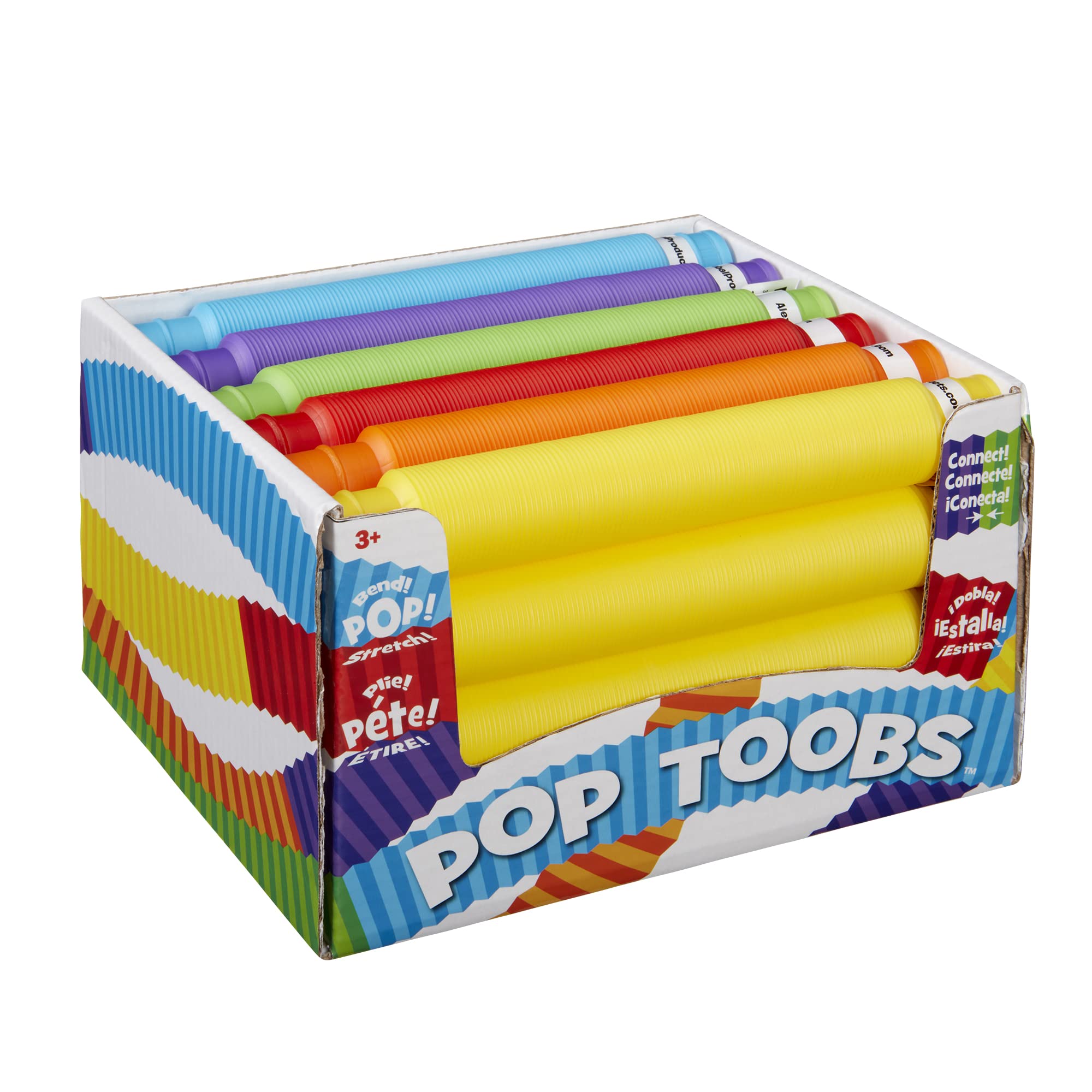 Alex Pop Toobs 24 PC Pop Tubes, Sensory Toys, Fidget Toys for Sensory ...