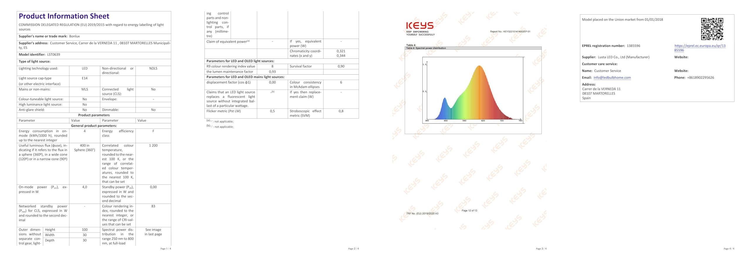 Dimplex Genuine Electric Heater/Fire Candle Bulbs (Pack of 2, 40 Watt ...