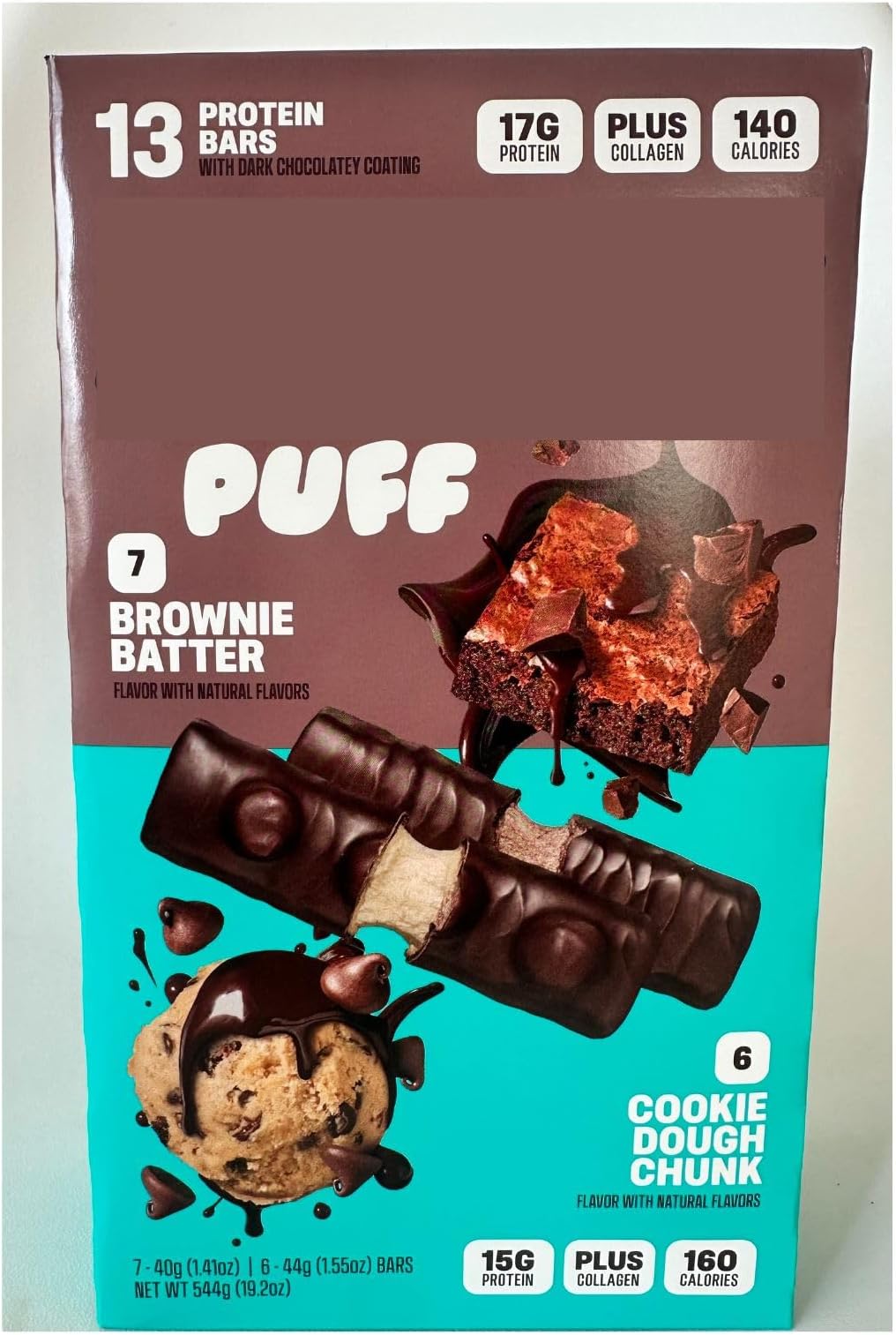 Amazon.com : Built Bar, Puff Protein Bars, Cookies 'N Cream Puff, 17g Protein Snacks, On-The-Go ...