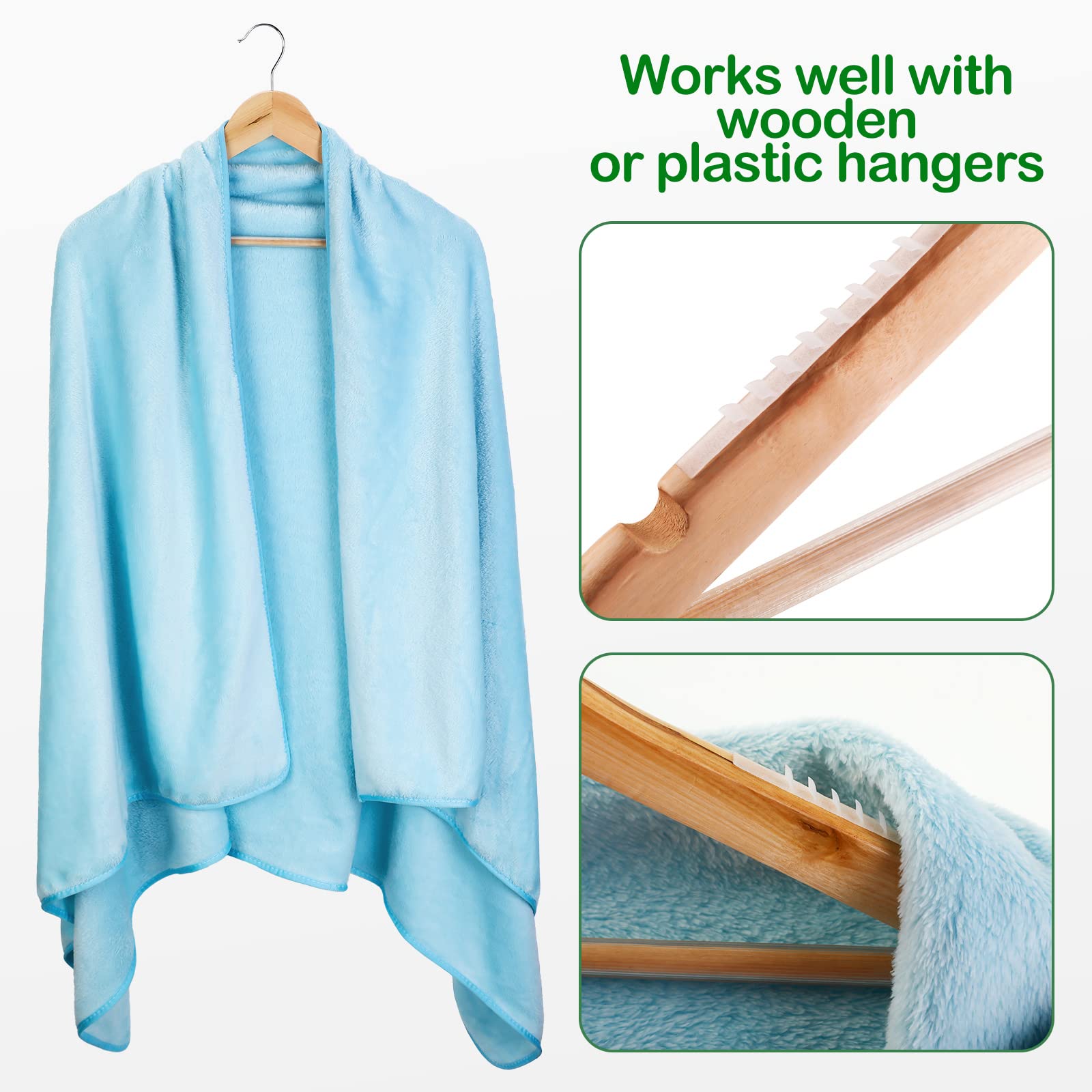 Snapklik.com : Yalikop 350 Pcs Non Slip Rubber Clothes Hanger Grips ...