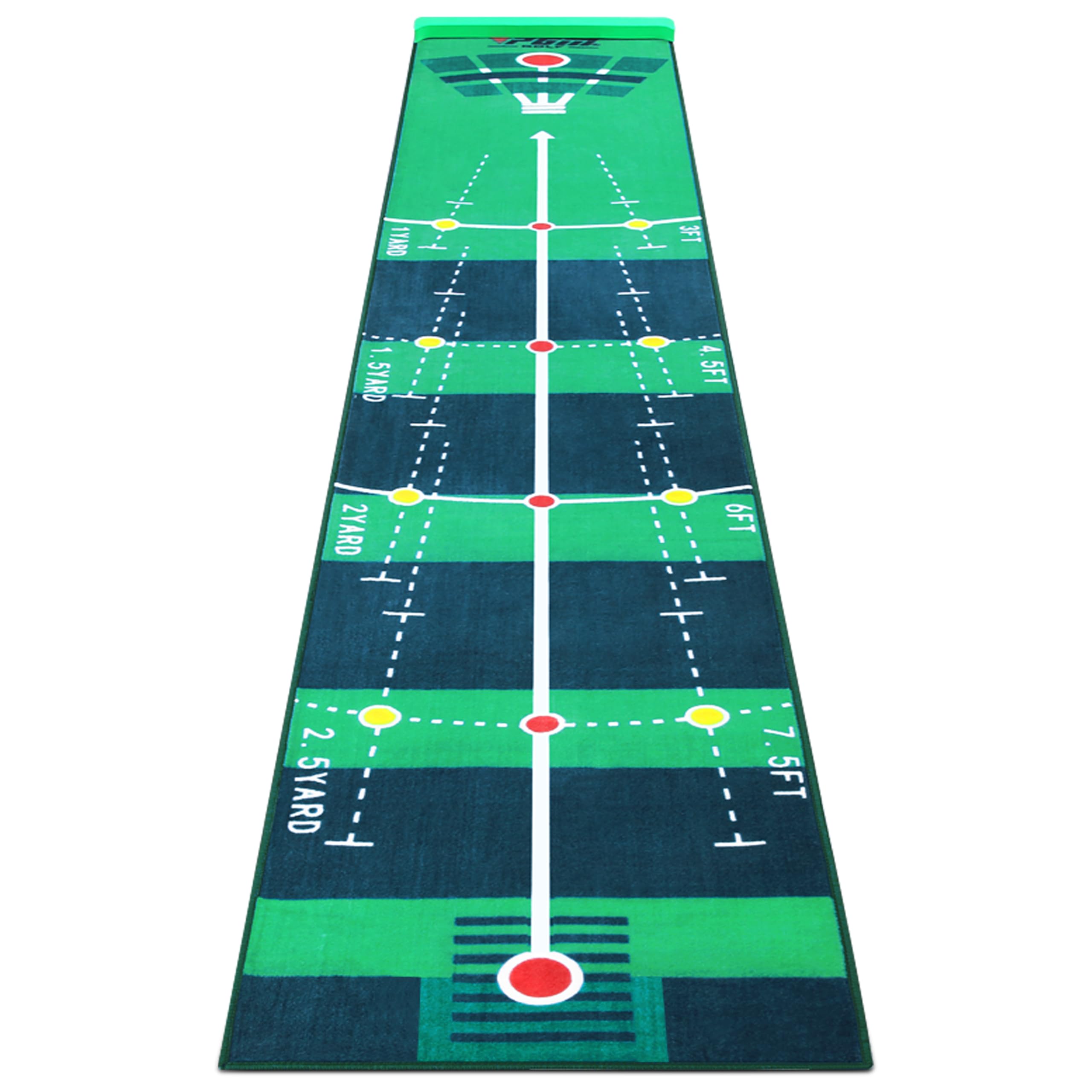 PGM Golf Putting Mat - 10 ft Putting Green Indoor with Blocking Ball ...