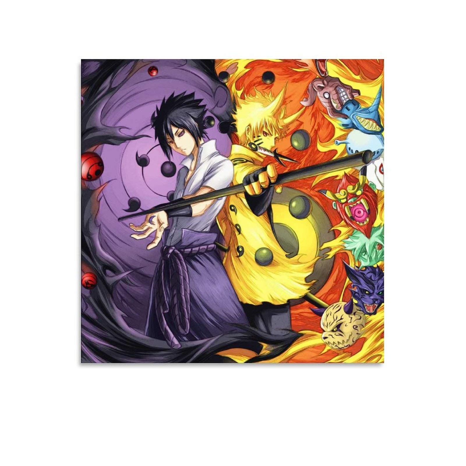 Sasuke Rinnegan And Naruto Bijuu Mode