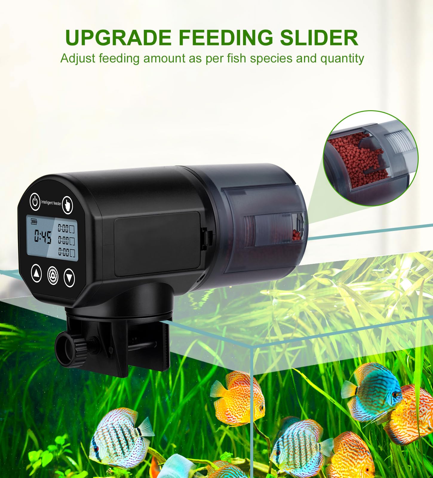 Snapklik.com : Aoyar Automatic Fish Feeder For Aquarium: Vacation Auto ...