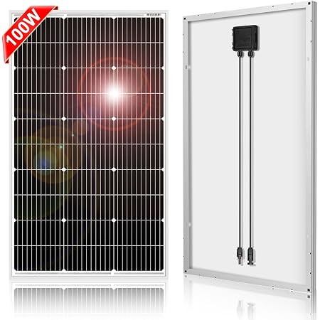 Amazon.com : FivstaSola Bifacial 100 Watt Solar Panel, 12V 100W ...
