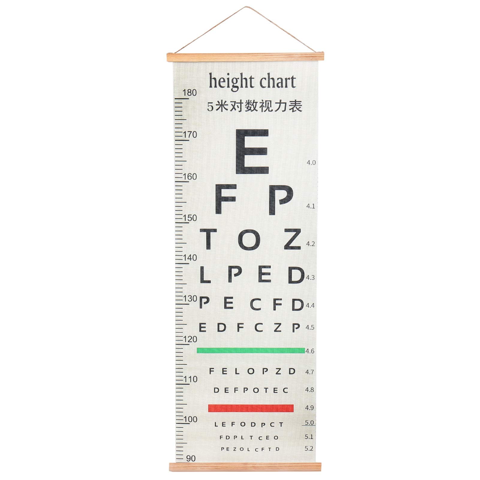 Buy Healifty Eye Chart Pocket Eye Chart Snellen Pocket Eye Chart 