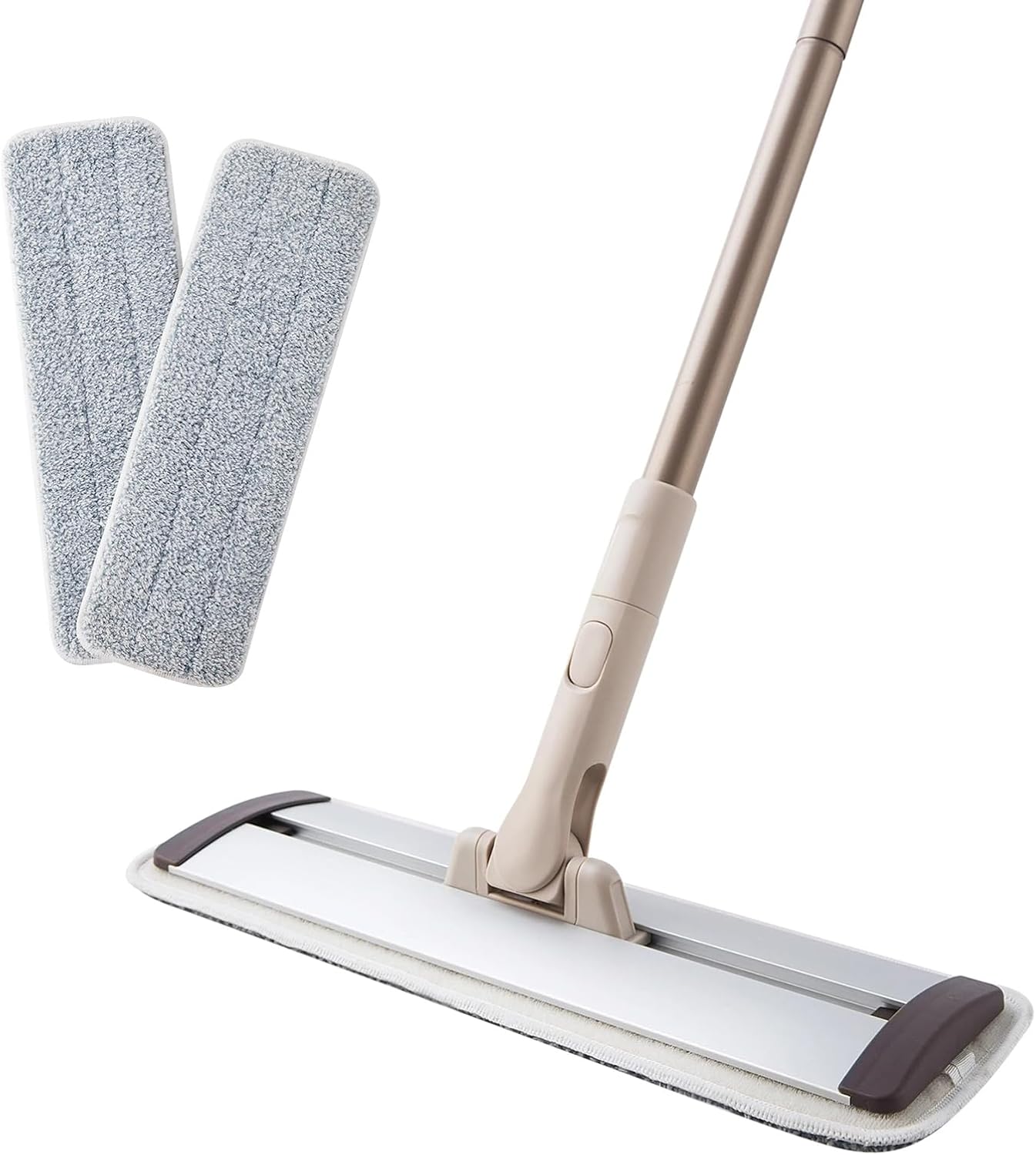 Amazon.com: Flat Mops Floor Wiper Mop Slide with 2 PCS Replace ...
