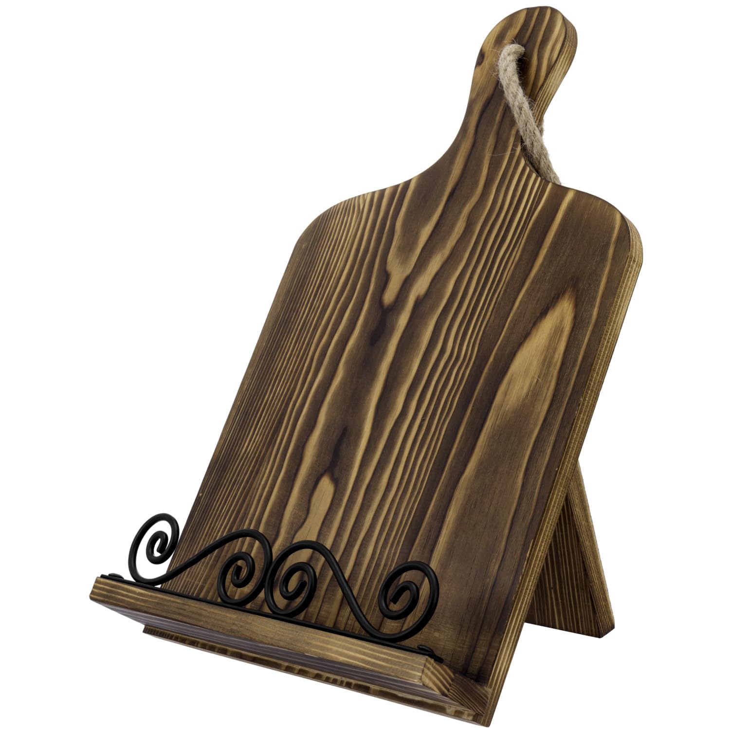 Rustic Metal Magazine Rack