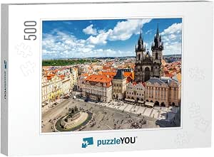 Amazon.com: Old Town Square in Prague... Jigsaw Puzzle Jigsaw Puzzle ...