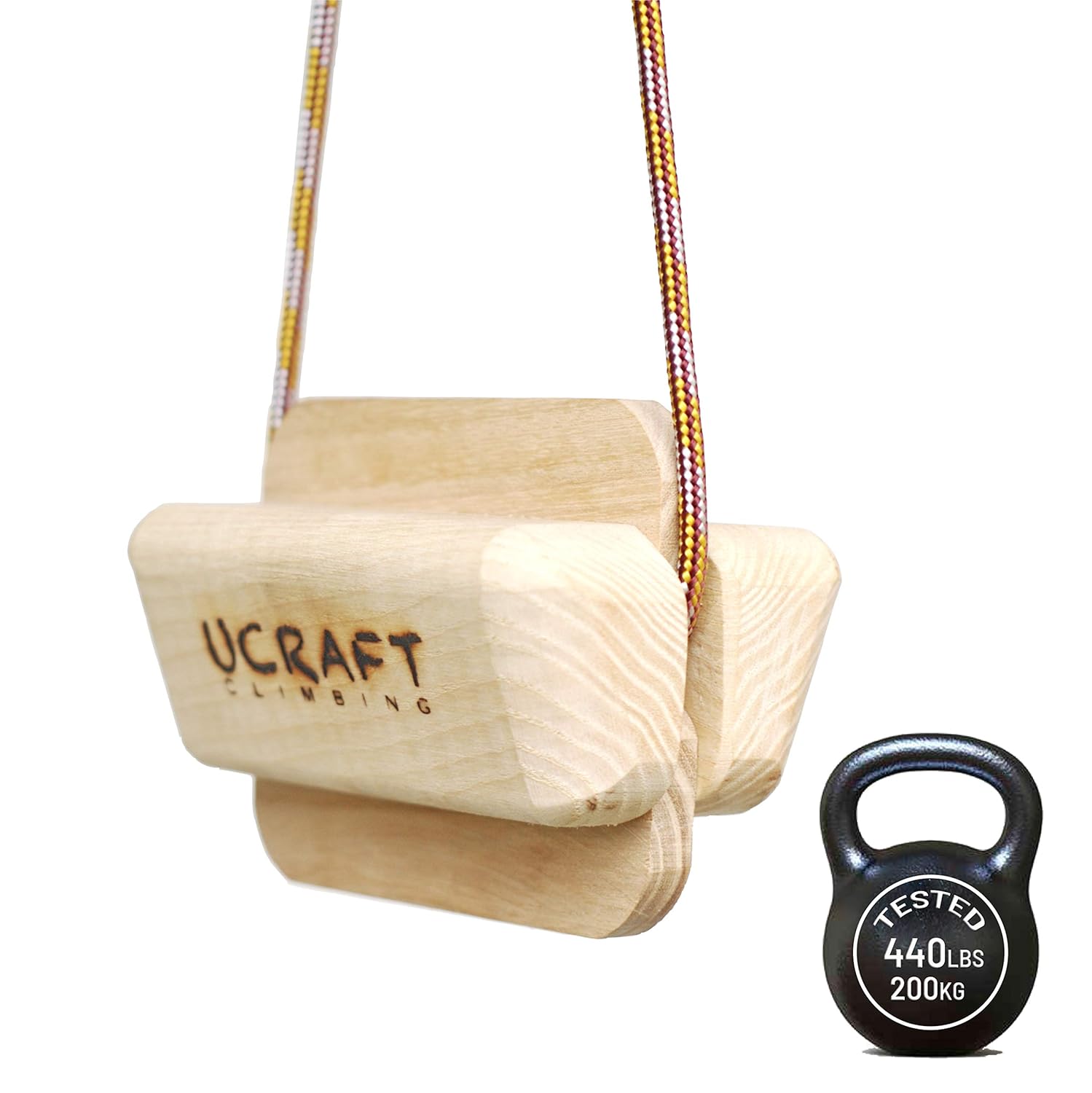 Ucraft Pocket-Sized Hangboard for Climbers | Double-Sided Grip Strength ...