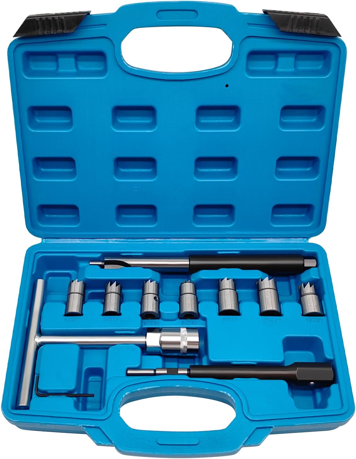 Amazon.com: JEUCLEL 11PCS Diesel Injector Seat Cutter Tool Set ...