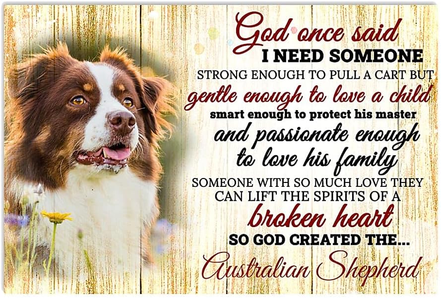 Amazon.com: Cpirust Vintage Tin Sign Decor God Once Said I Need Someone ...