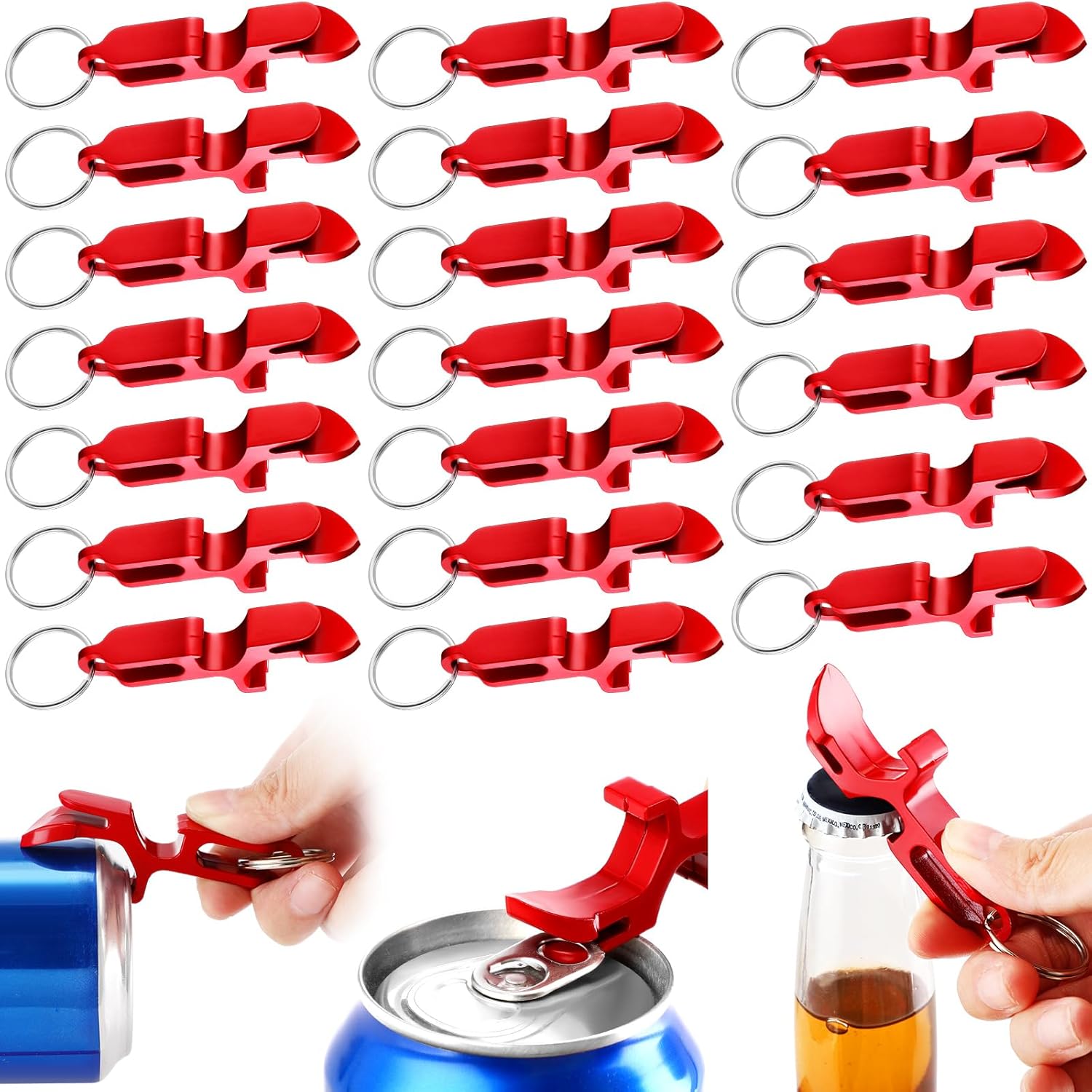 Amazon.com: Domensi 20 Pcs Shotgun Tool Bottle Opener Keychain 3 In1 ...