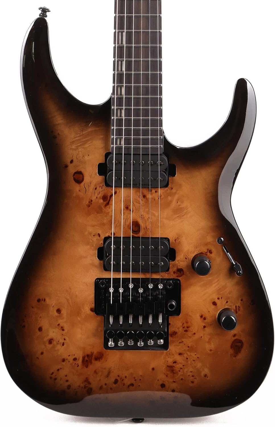 Amazon.com: ESP Guitars 6 String Electric Guitar, Black Natural Burst ...