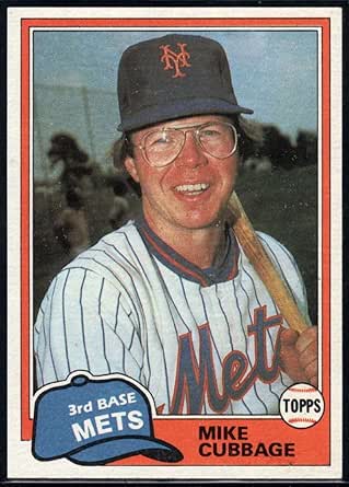 Amazon.com: Baseball MLB 1981 Topps Traded #752 Mike Cubbage Mets ...