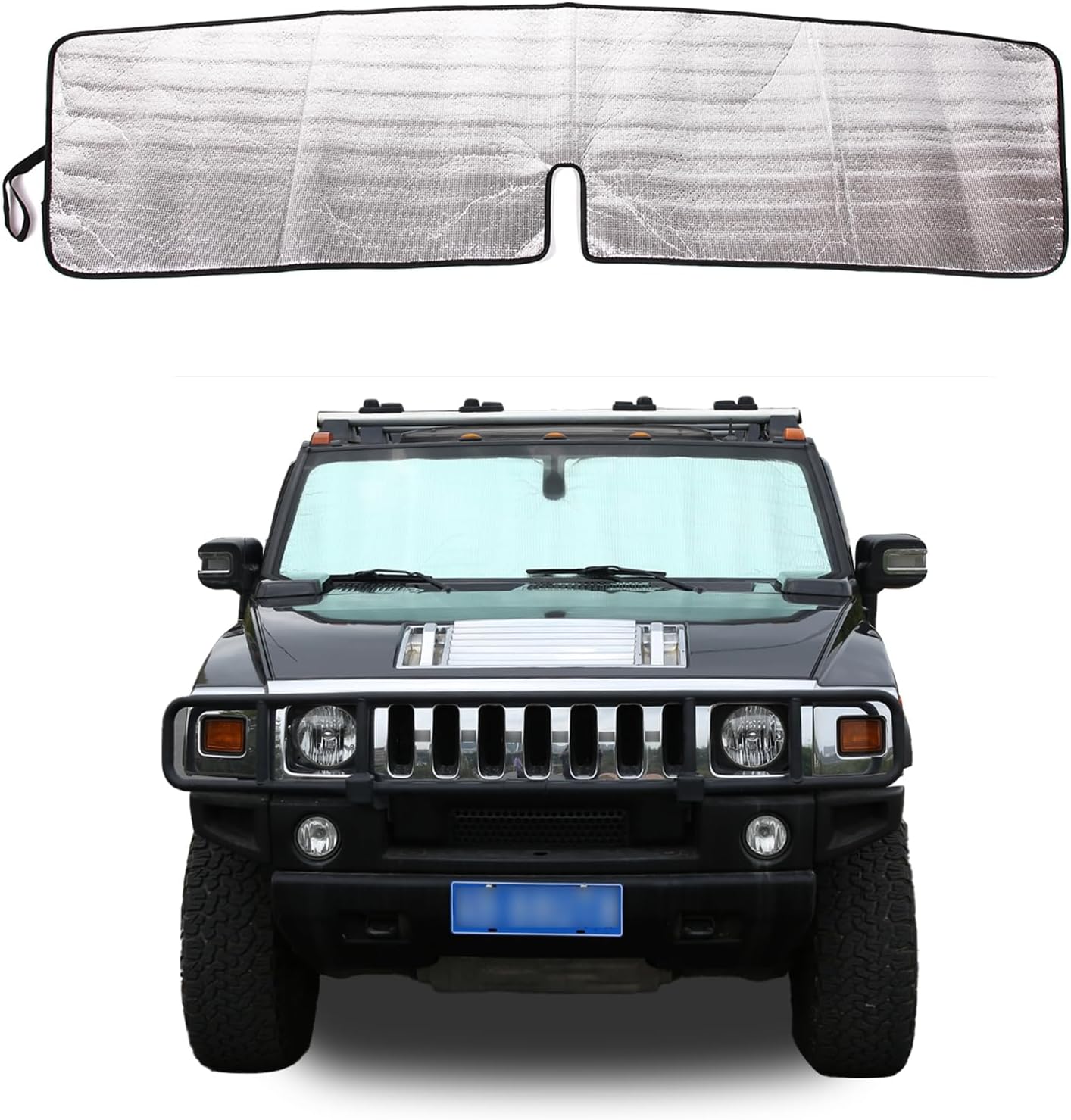 Amazon.com: Car Front Windshield Sun Shade for Hummer H2 2003-2009 ...