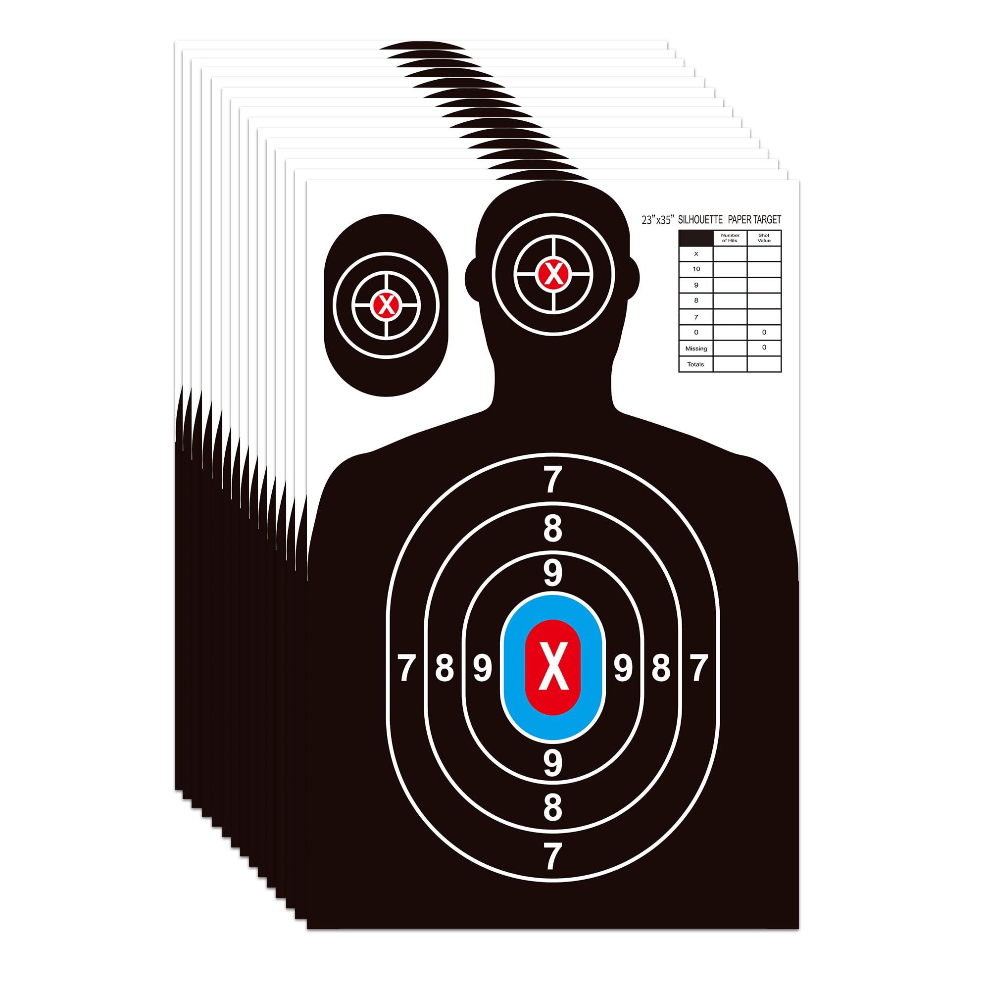 Snapklik.com : Tlpmsk Paper Shooting Targets For Range Bulk 23"35 ...
