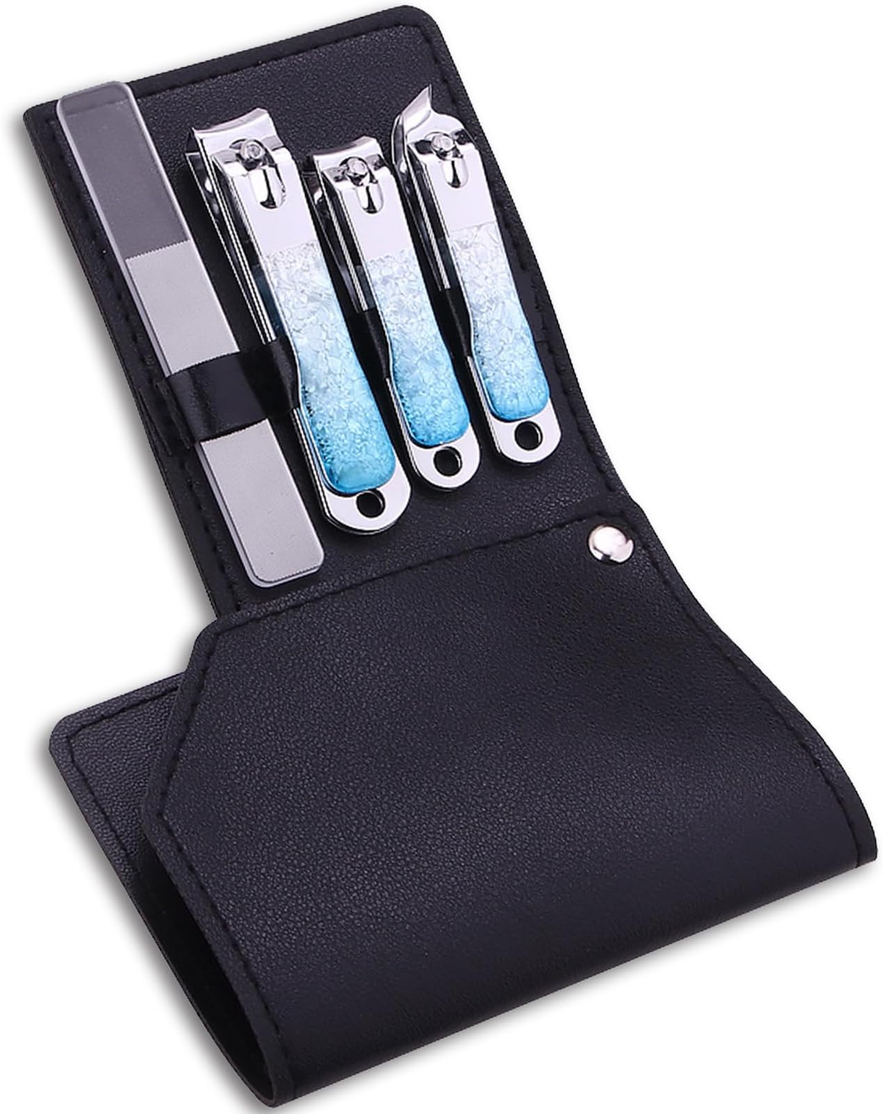 Amazon.com : HANTEKAS Travel Manicure Set Professional Nail Clipper Kit ...