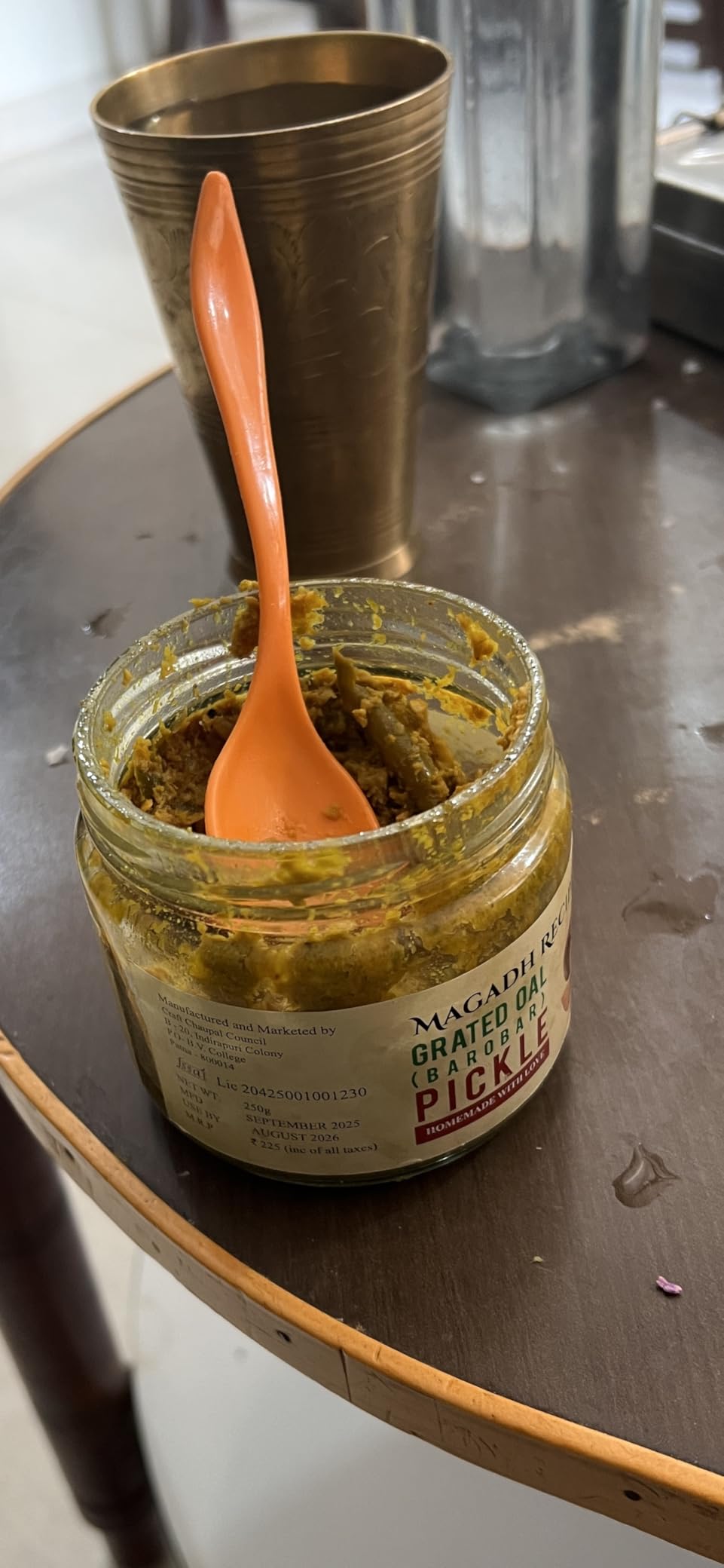Magadh Recipe Grated Oal Pickle | Grated Jimikand/Suran/Elephant Foot ...