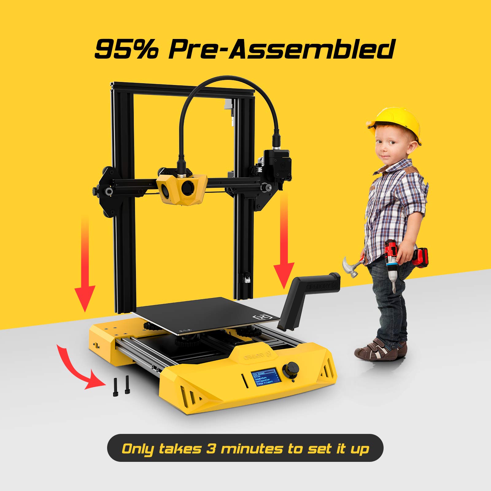 Artillery Hornet 2021 Newest Model 3D Printer with Metal Integrated ...