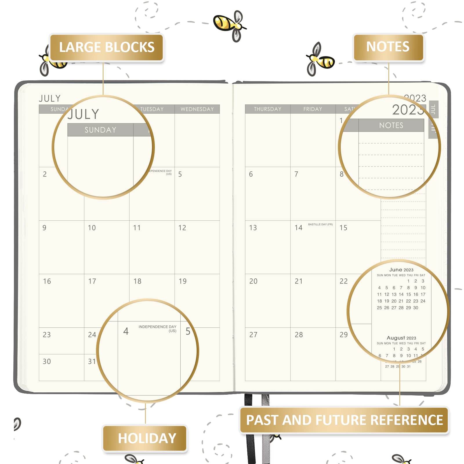 Snapklik.com : Planner 2023-2024 - Academic Planner 2023-2024 From July ...