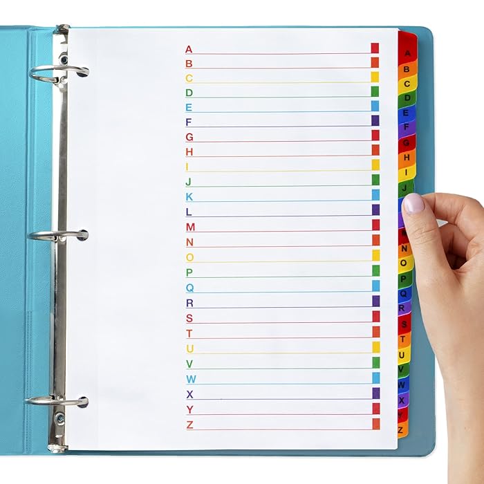 Buy Alphabet Binder Dividers For 3 Ring Binder 3 Sets X 26 Tabs buy-alphabet-binder-dividers-for-3-ring-binder-3-sets-x-26-tabs