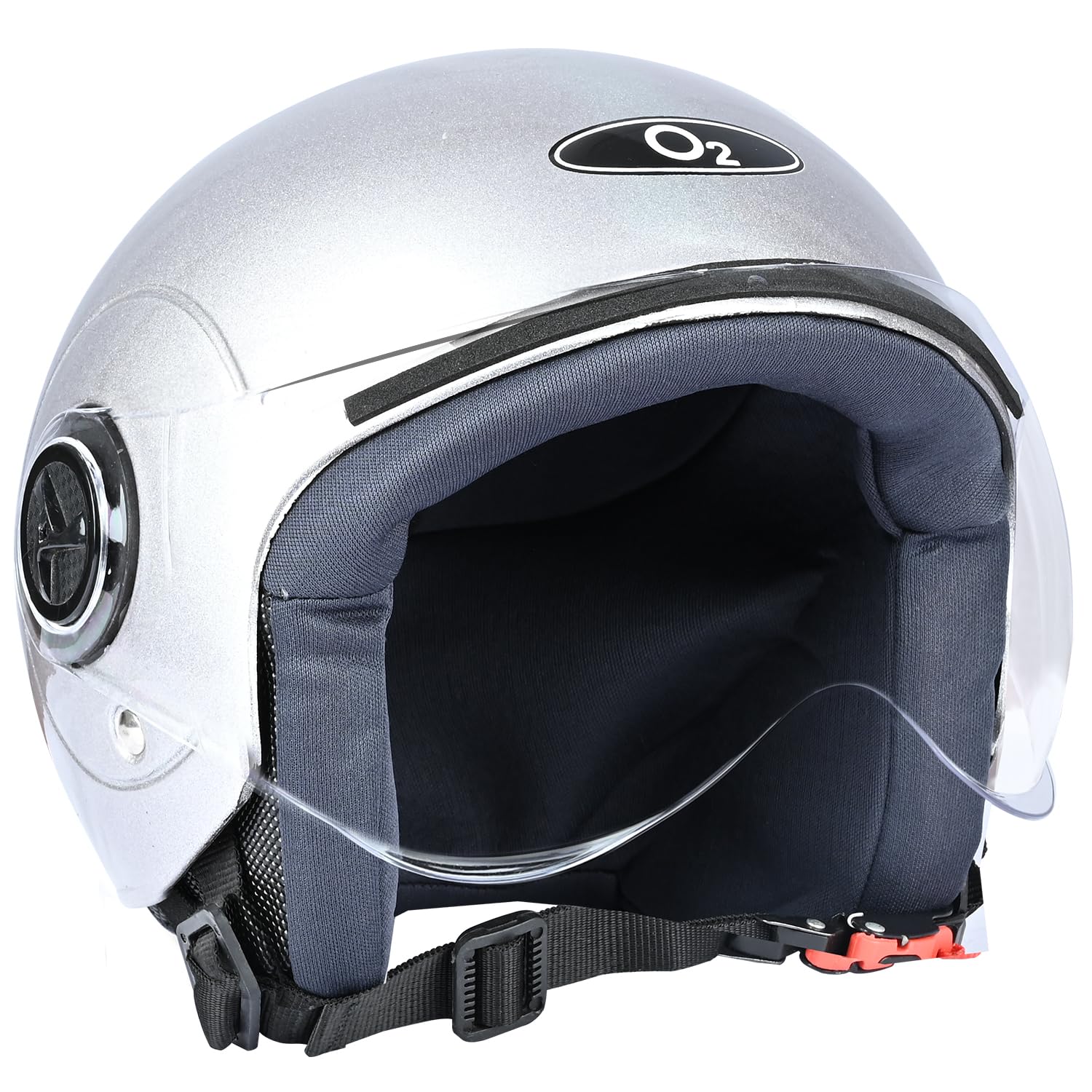 O2 Open Face / Half face Helmet Unisex for Bike Women Men ISI Certified ...