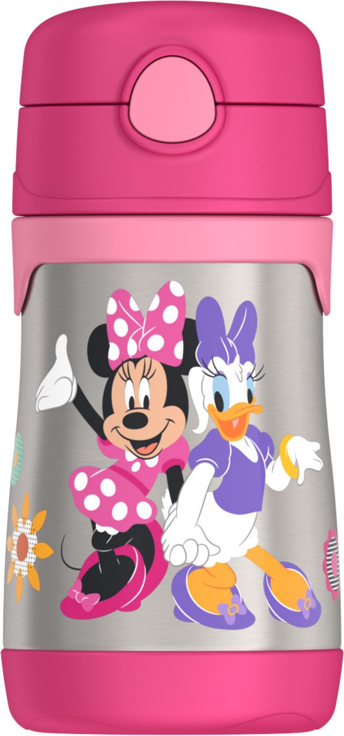 THERMOS FUNTAINER - Botella de agua con pajita - 12 onzas - Botella de ...