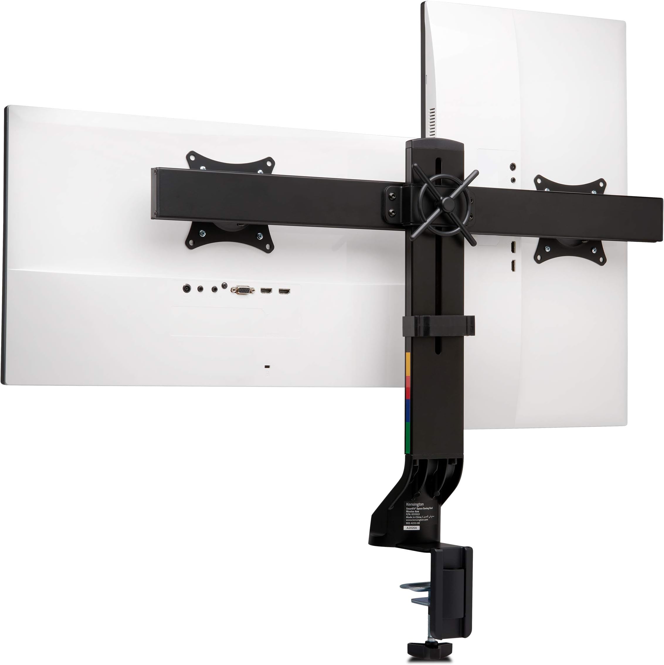 Amazon.com: Kensington Dual Monitor Mount for Desk, C-clamp Vesa ...