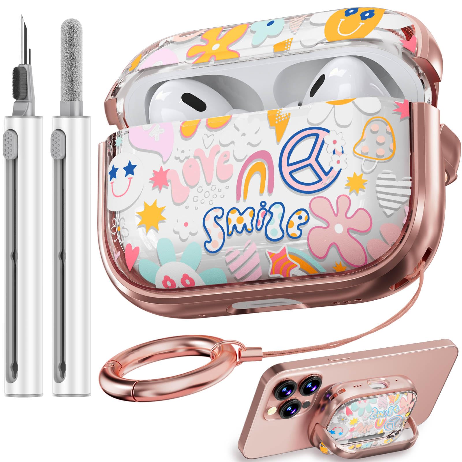 Amazon.com: 【with Safety Lock】 for Airpods Pro 2nd/1st Generation Case ...