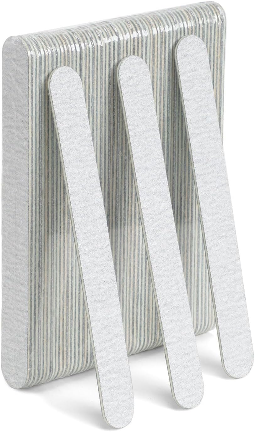 Amazon.com : Nail Files, 50 PCS Fingernail Files 100/100 Grit Zebra ...