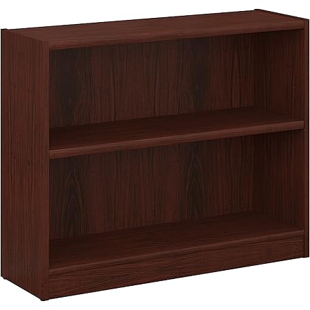 Amazon.com: Bush Furniture Universal 2 Shelf Bookcase in Vogue Cherry ...