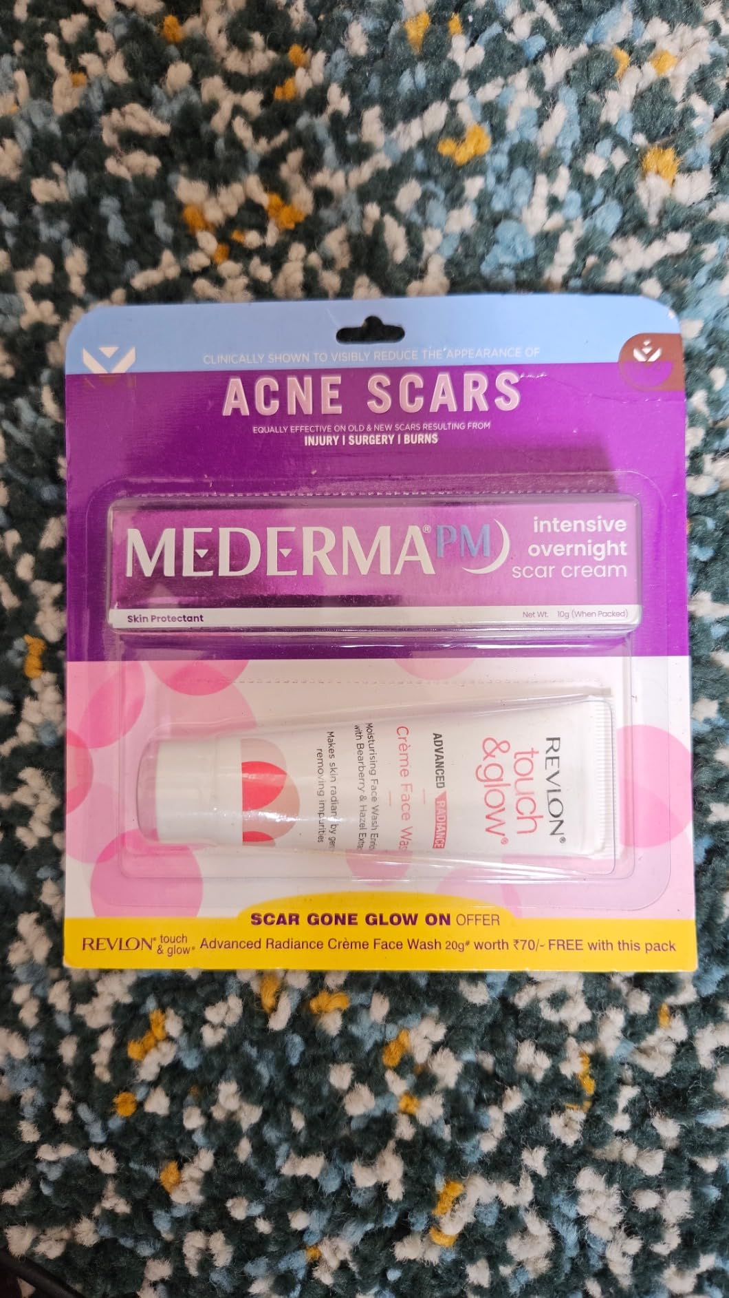 Mederma PM Acne Scar Removal Cream 10g | Acne scars night cream | Acne ...